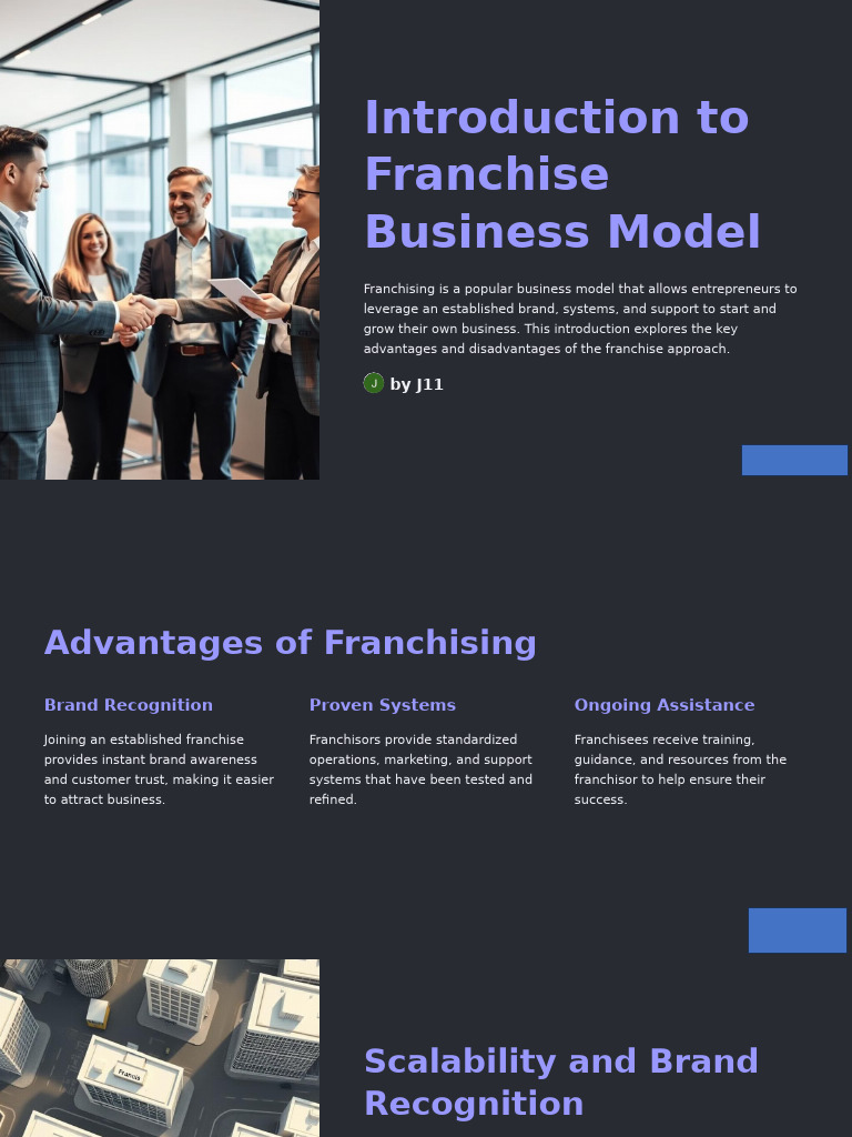 Introduction To Franchise Business Model | PDF | Franchising | Marketing