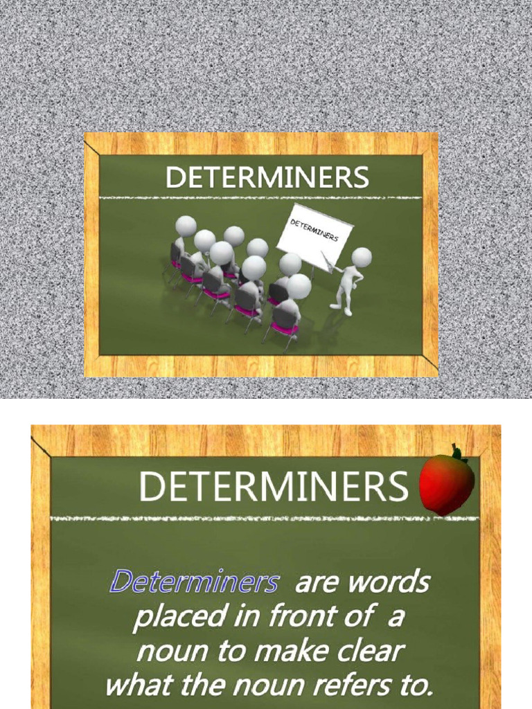 Class 8 Old PPT For Determiners | PDF