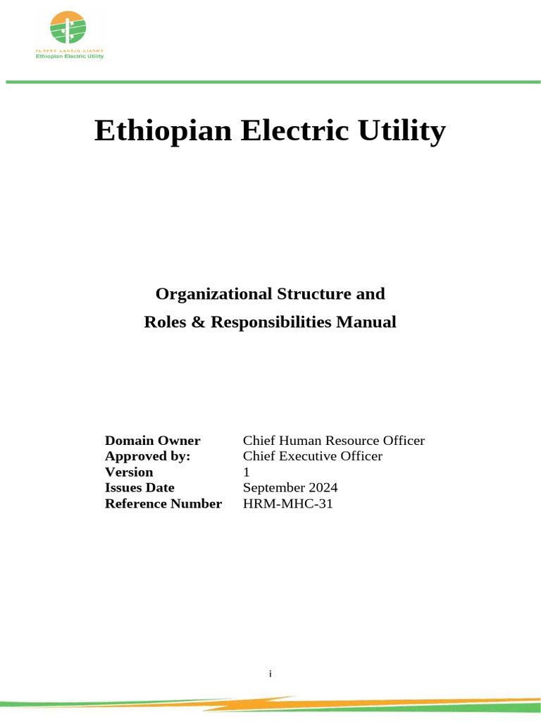 241 EEU Organization Structure Final | PDF | Performance Indicator | Internal Audit