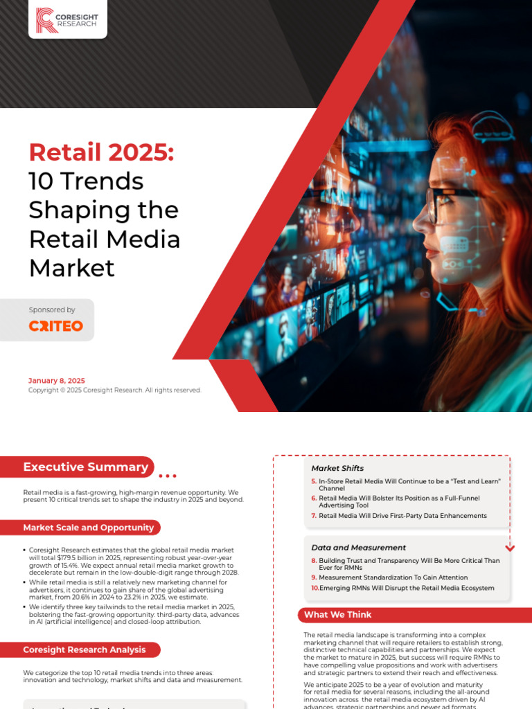 Retail Media Trends for 2025 | PDF | Retail | Advertising