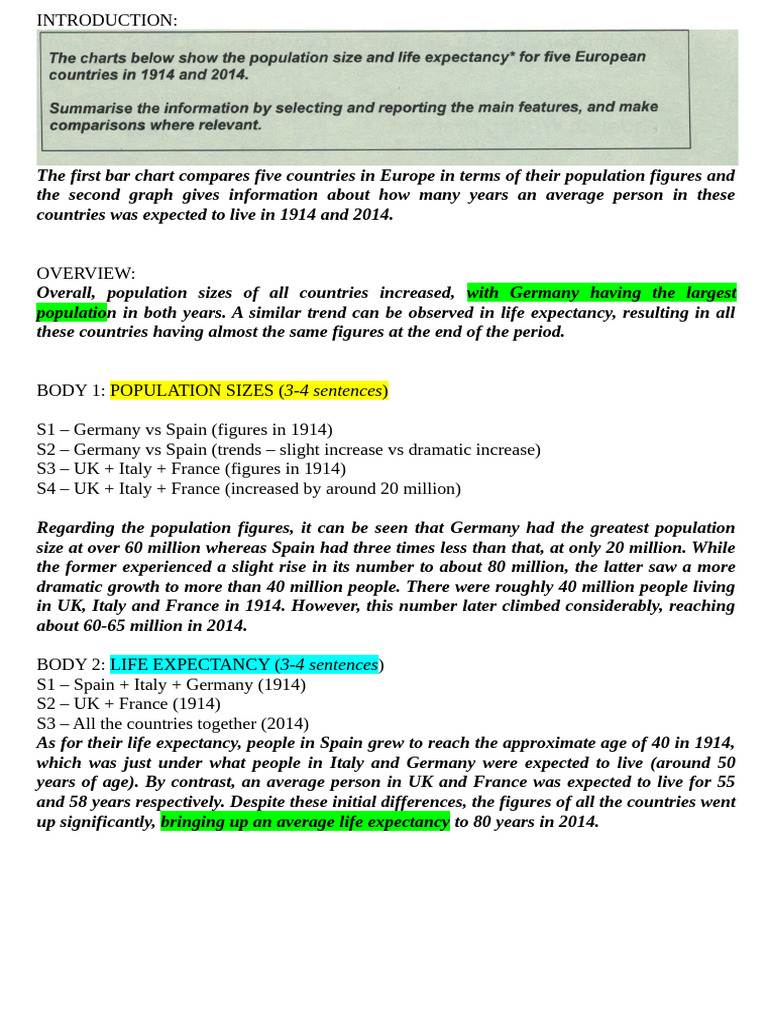 219 Writing Task 1 Bar Chart | PDF