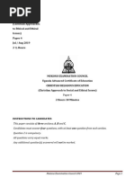 Divinity Paper 4 - Notes To Revise | PDF