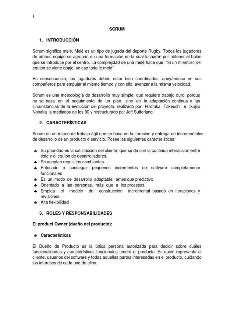 INFORME SCRUM