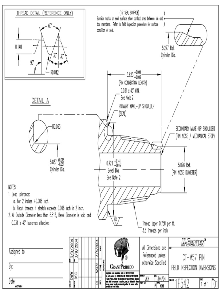 CT-M57 Pin 1F542 Rev 01 | PDF