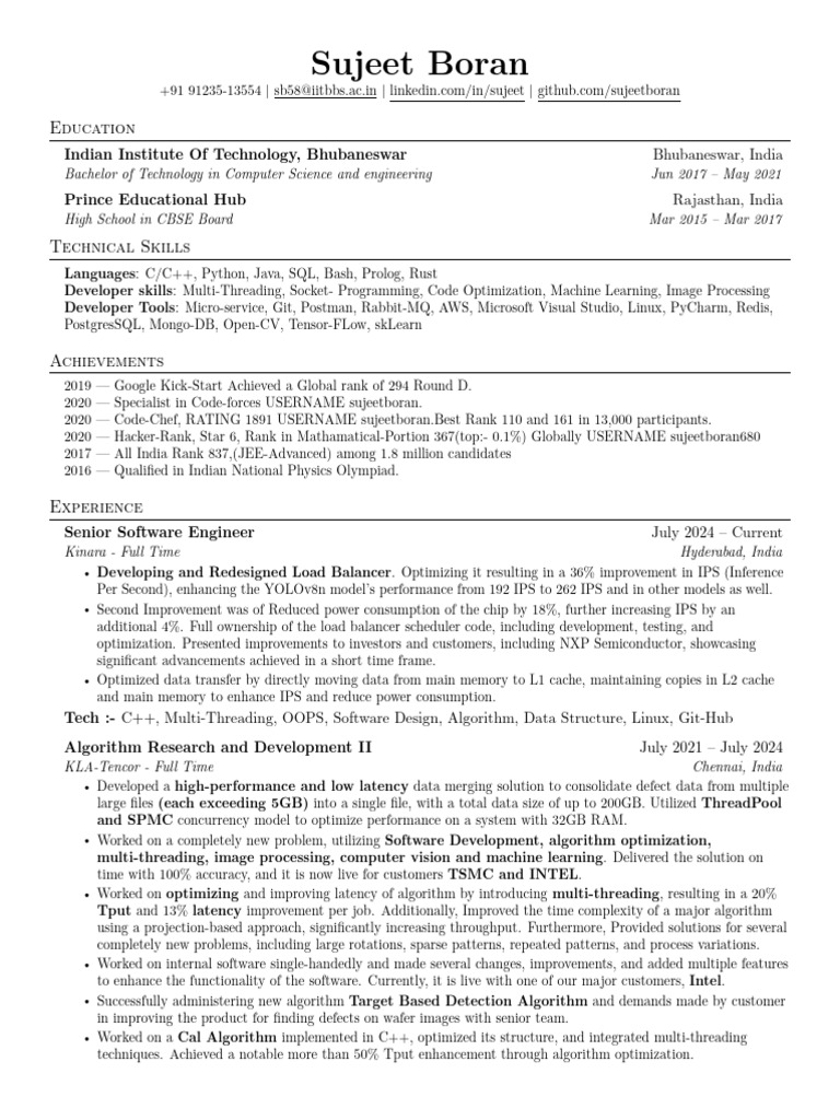 Sujeet Boran: Codeforces Specialist Profile | PDF | Cache (Computing ...