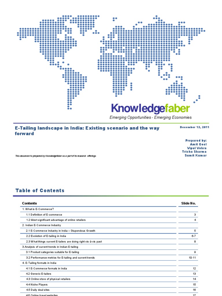 Knowledge: Faber | PDF | Online Shopping | Retail