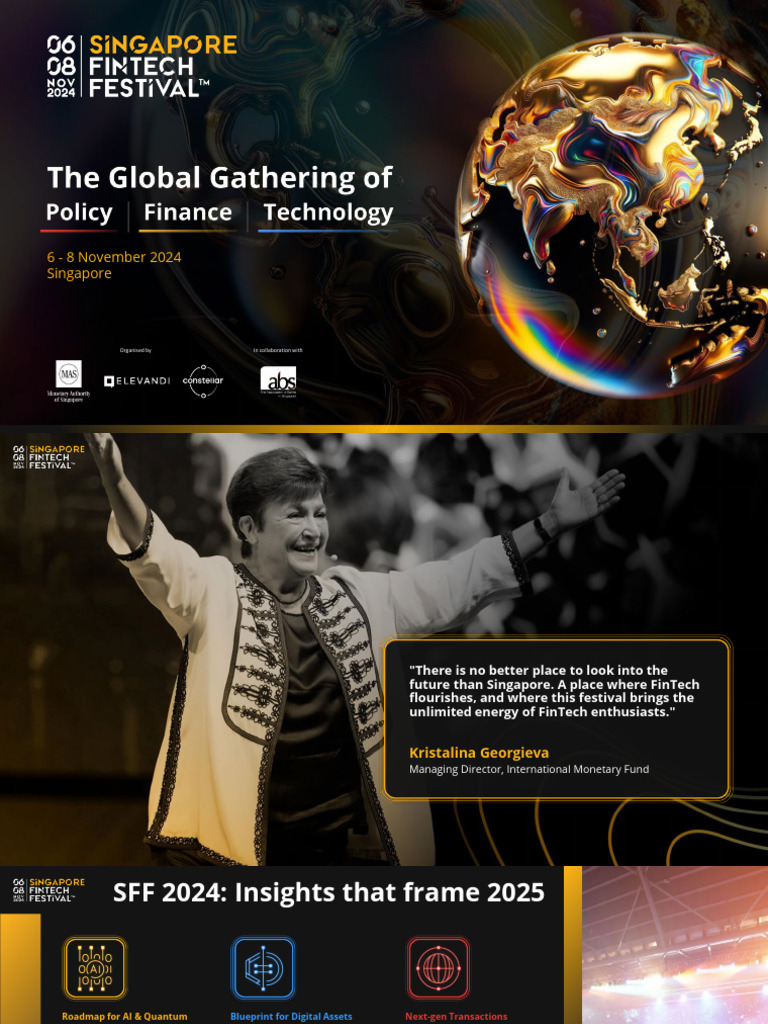 Singapore FinTech Festival 2024 Insights | PDF | Central Banks | Innovation