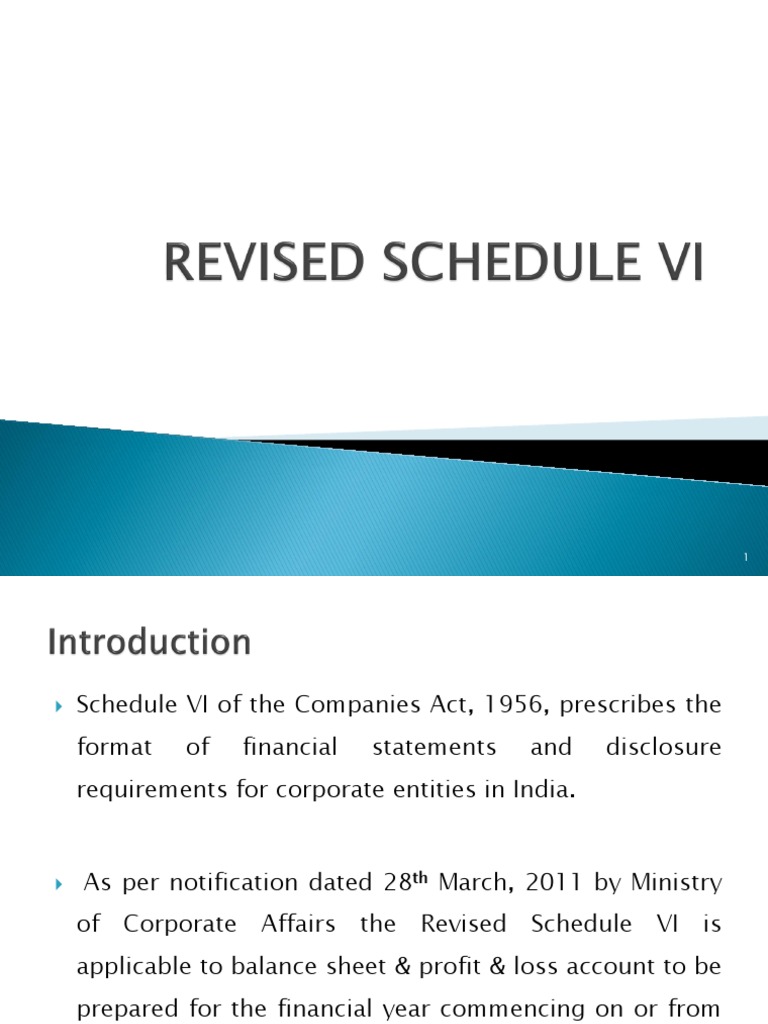 Schedule 6 Final | Download Free PDF | International Financial ...