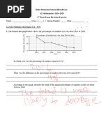 Stem and Leaf Diagrams Practice Questions | PDF