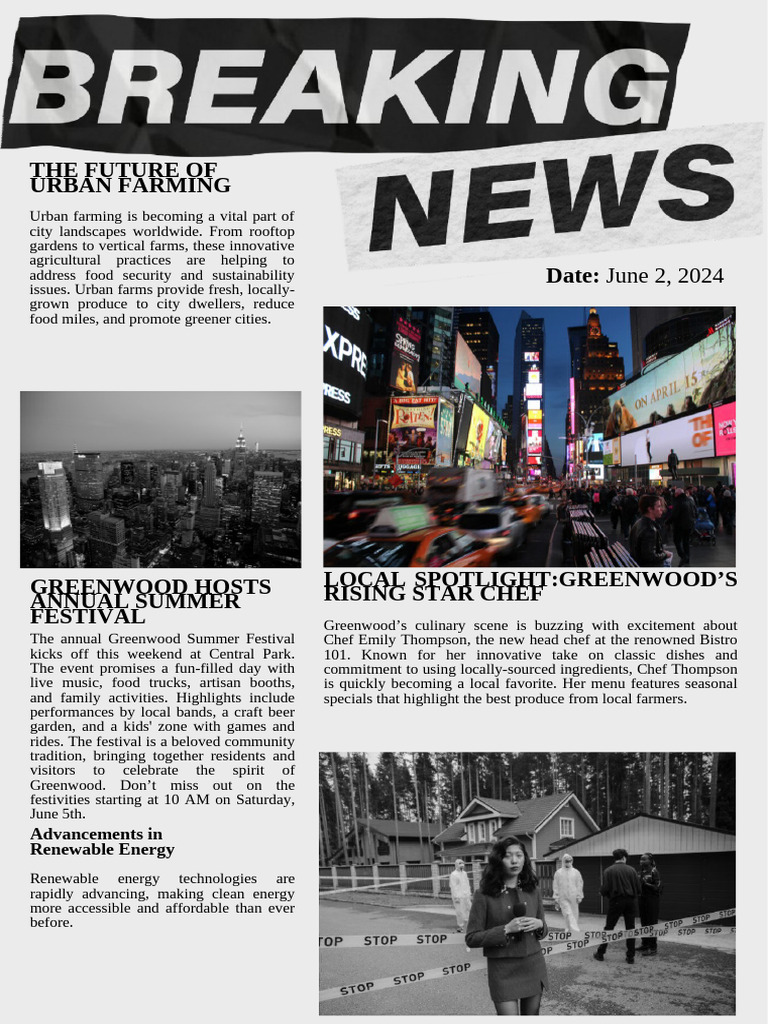 Newspaper Banner Template | PDF