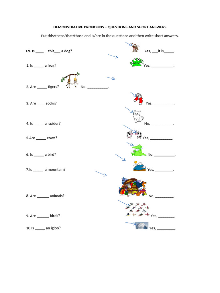 Demonstratives | PDF
