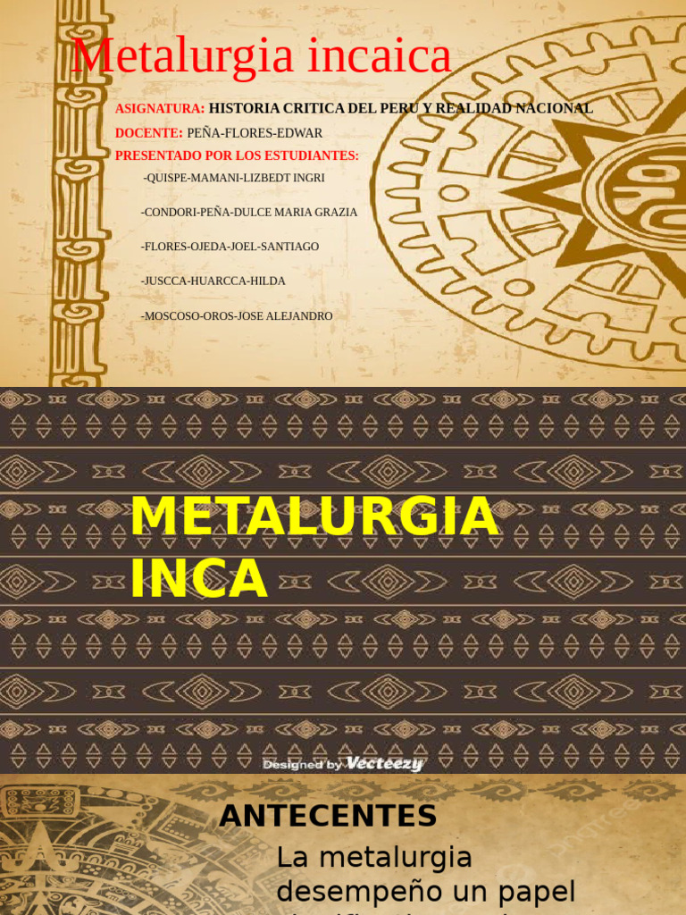 Metalurgia y orfebrería incaica | PDF | Imperio Inca | Metalurgia