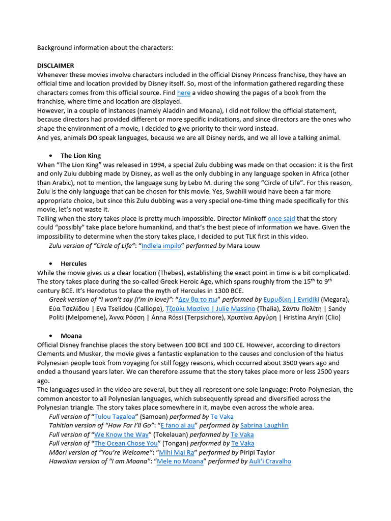 Disney Classics (Part 1) - ENG | PDF | Wales | Excalibur
