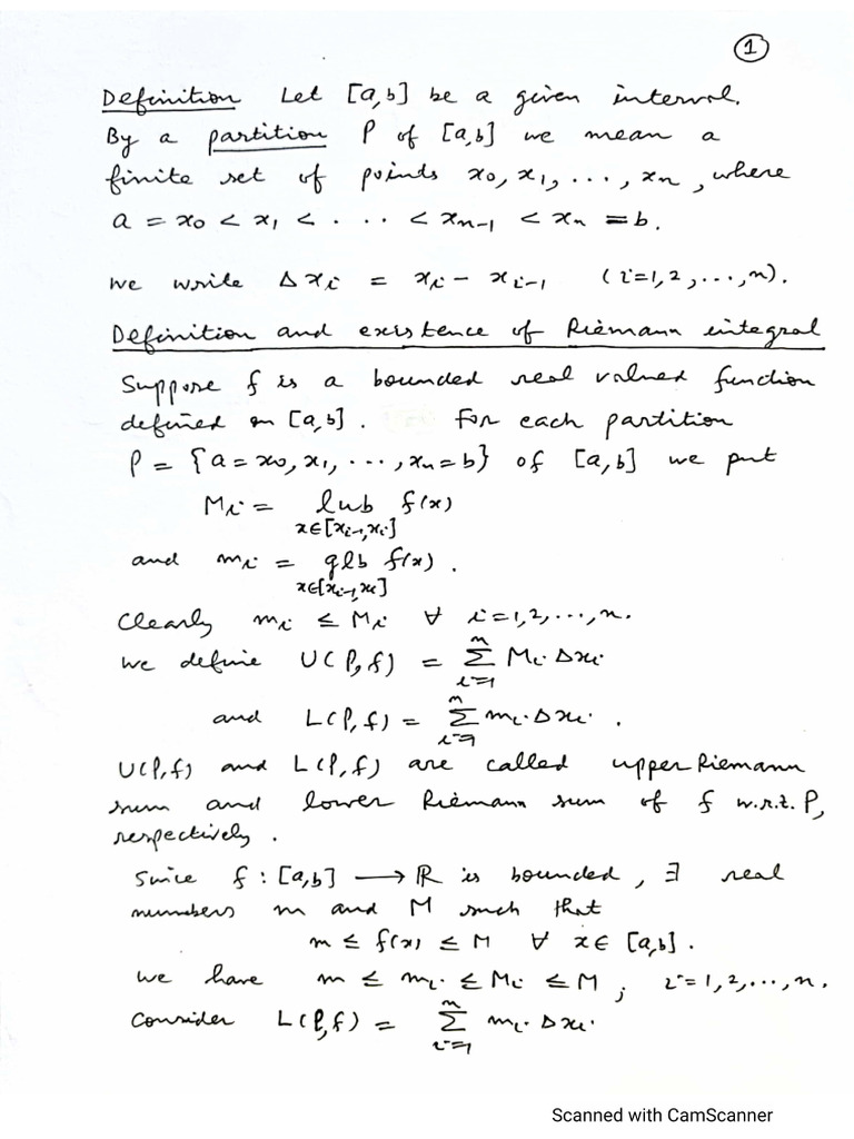 Real Analysis Unit 1 | PDF