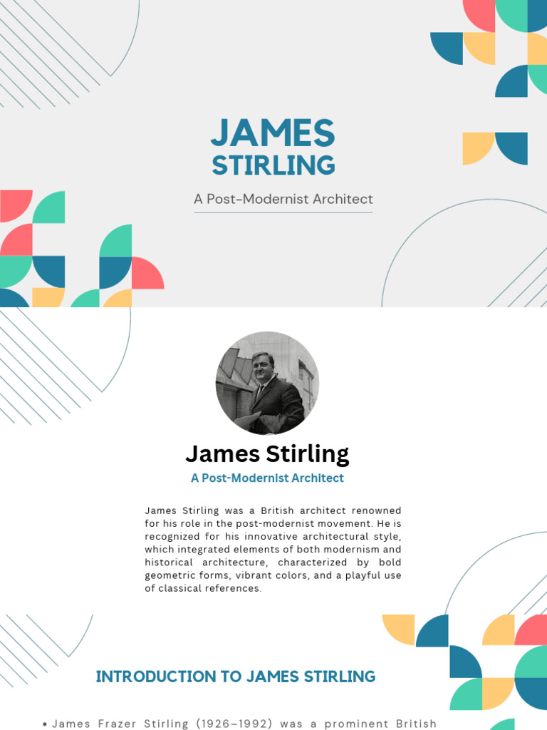 James Stirling: Icon of Post-Modernism | PDF | Art Movements | Style