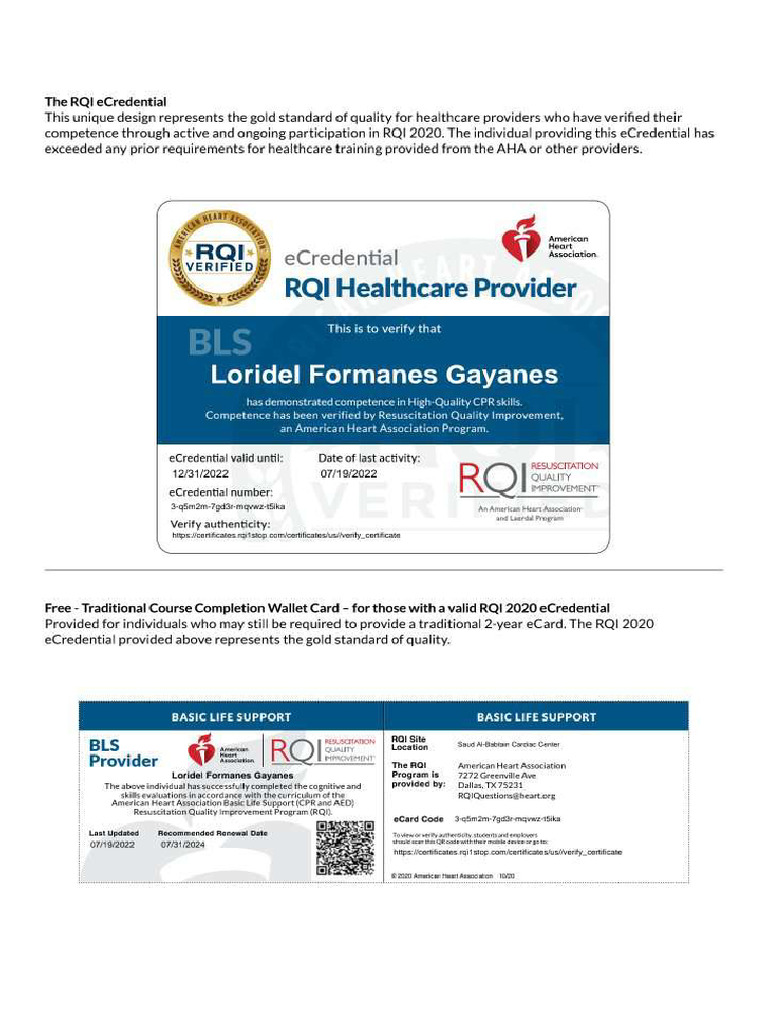 RQI BLS Compressed | PDF