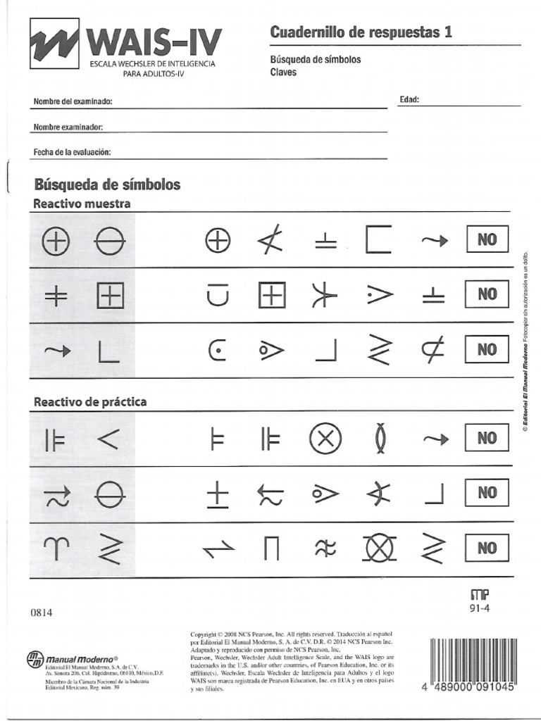 Cresp1 Wais IV | PDF