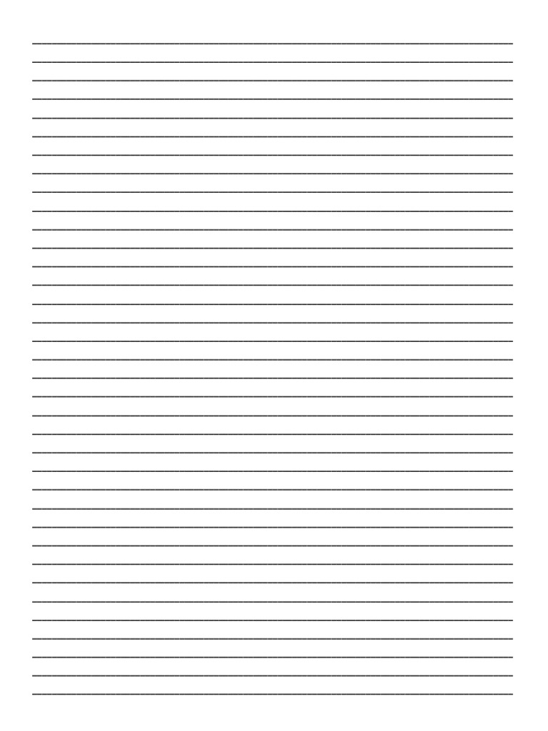 Plantilla para Escribir y Imprimir | PDF