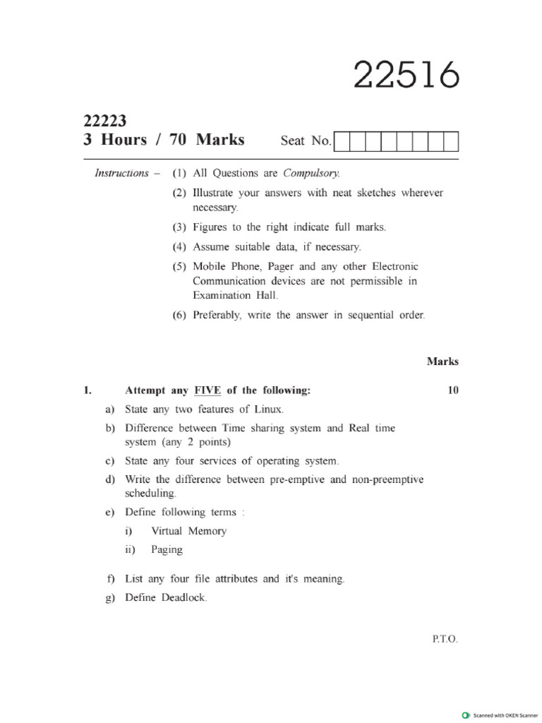 2023 Summer Question Paper (Msbte Study Resources) | PDF