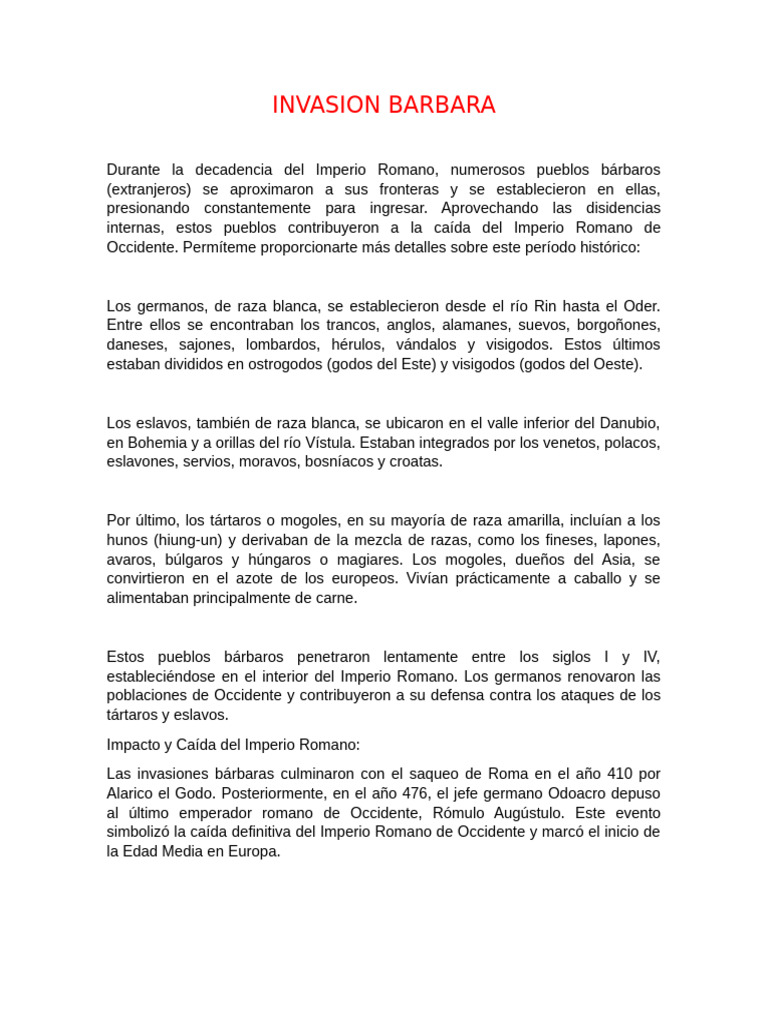 Invasion Barbara | PDF