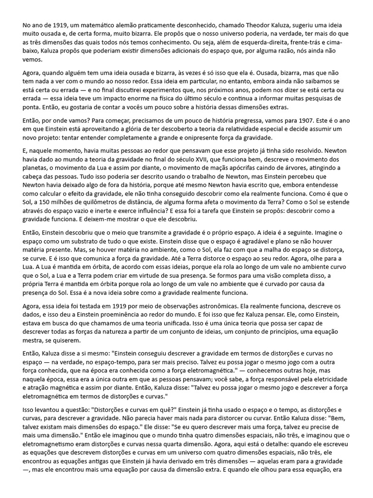 Teoria Das Cordas - Brian Greene | PDF | Teoria das Cordas | Gravidade