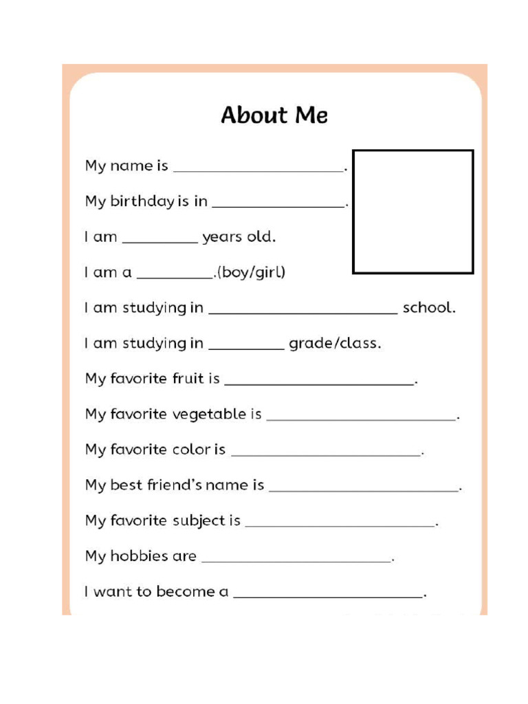About Me | PDF