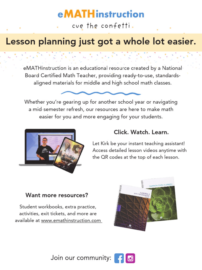 Lesson Planning Just Got A Whole Lot Easier. Lesson Plannin NG Just Got ...