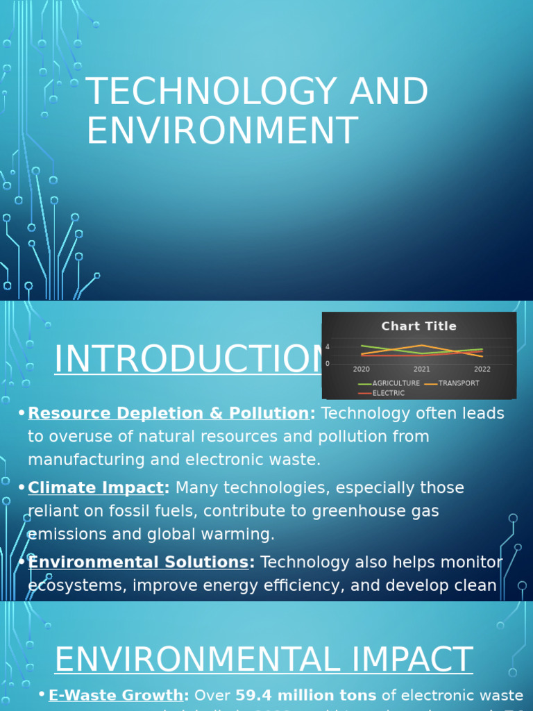 Technology and Environment | PDF | Environmental Technology | Renewable ...