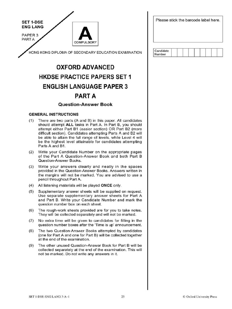 OA Set 1 P3 QAB | PDF