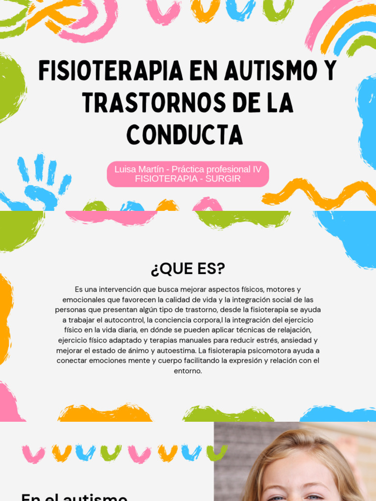 Fisioterapia en Niños con Autismo | PDF | Terapia física | Las emociones