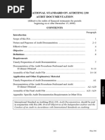 ISA230 | PDF | Audit | Financial Audit