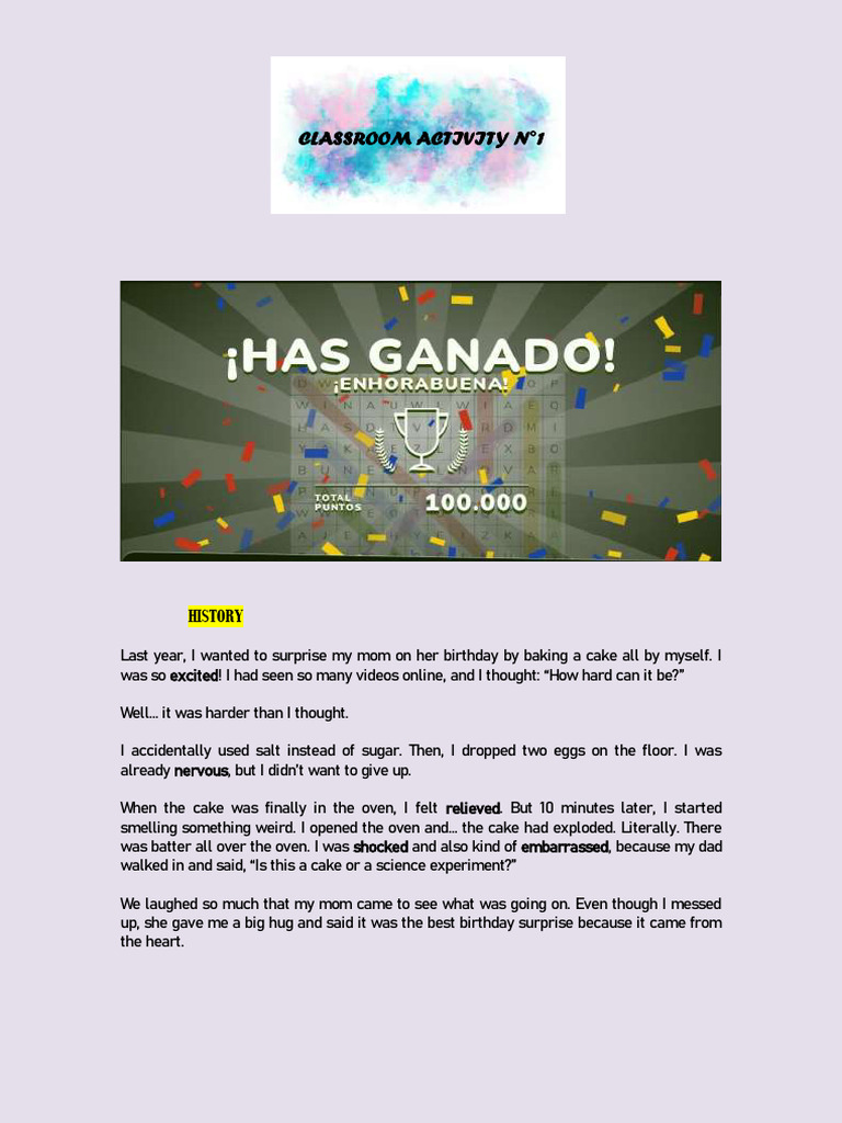 Garcia Kerly Vocabulary Practice | PDF