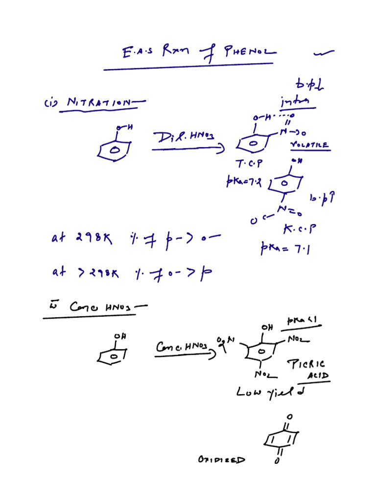 PDF 6 Eas RXN of Phenol and Aniline | PDF