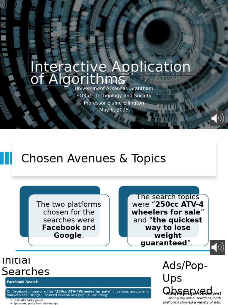 Example PowerPoint Interactive Application of Algorithms | PDF ...
