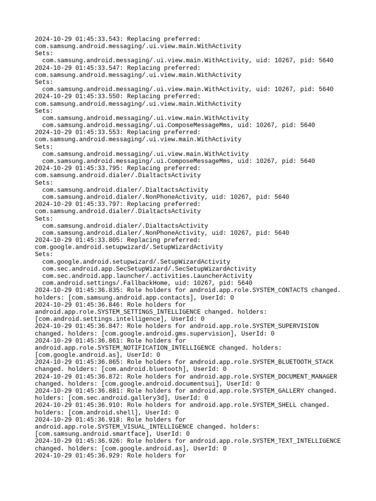 PM Debug Info | PDF | Android (Operating System) | Mobile Telecommunications User Equipment