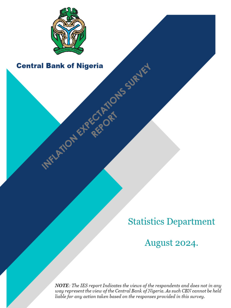 Aug 2024 IES Report Final | PDF | Inflation | Central Banks