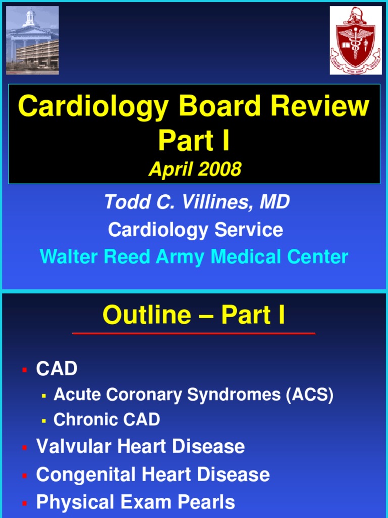 Cardiology Board Review: Acute Coronary Syndromes | PDF | Myocardial ...