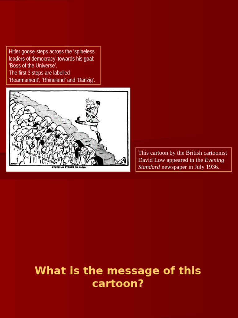 Spineless Leaders in Low's 1936 Cartoon | PDF | Nazi Germany | World War II