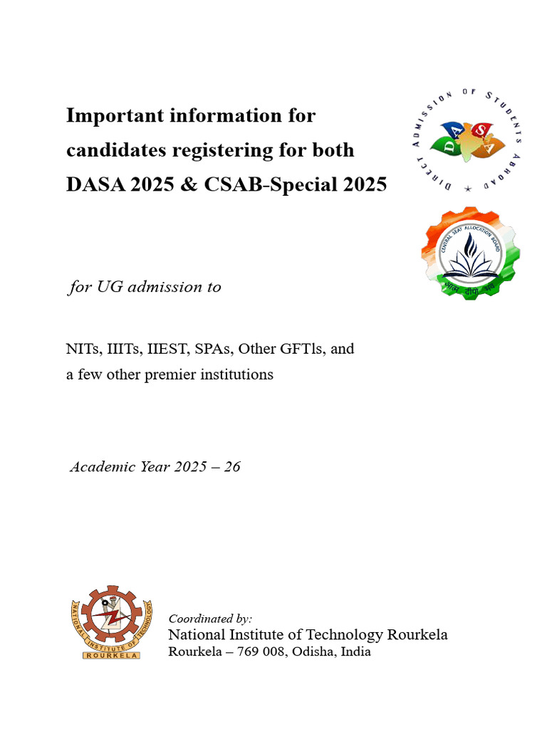 2025 CSAB and DASA Notice | PDF