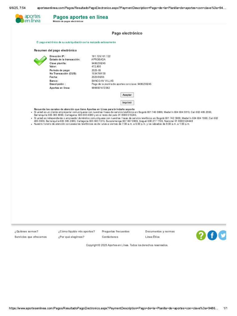 JNGV MAYO2025aportesenlinea | PDF