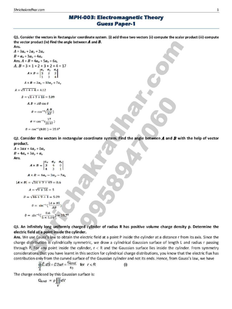 MPH 3 Guess Paper Icenvg | PDF