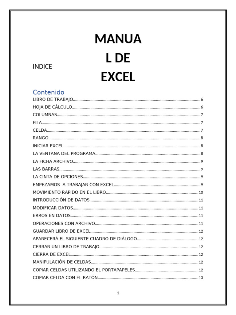 Tutorial Excel | PDF | Microsoft Excel | Hoja de cálculo