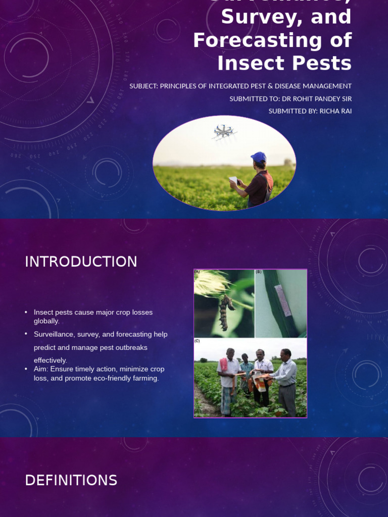 Insect Pest Surveillance and Forecasting | PDF | Pest (Organism ...