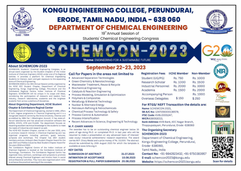 Schemcon 2023 Poster | PDF