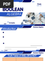 Boolean Algebra Laws Overview | PDF
