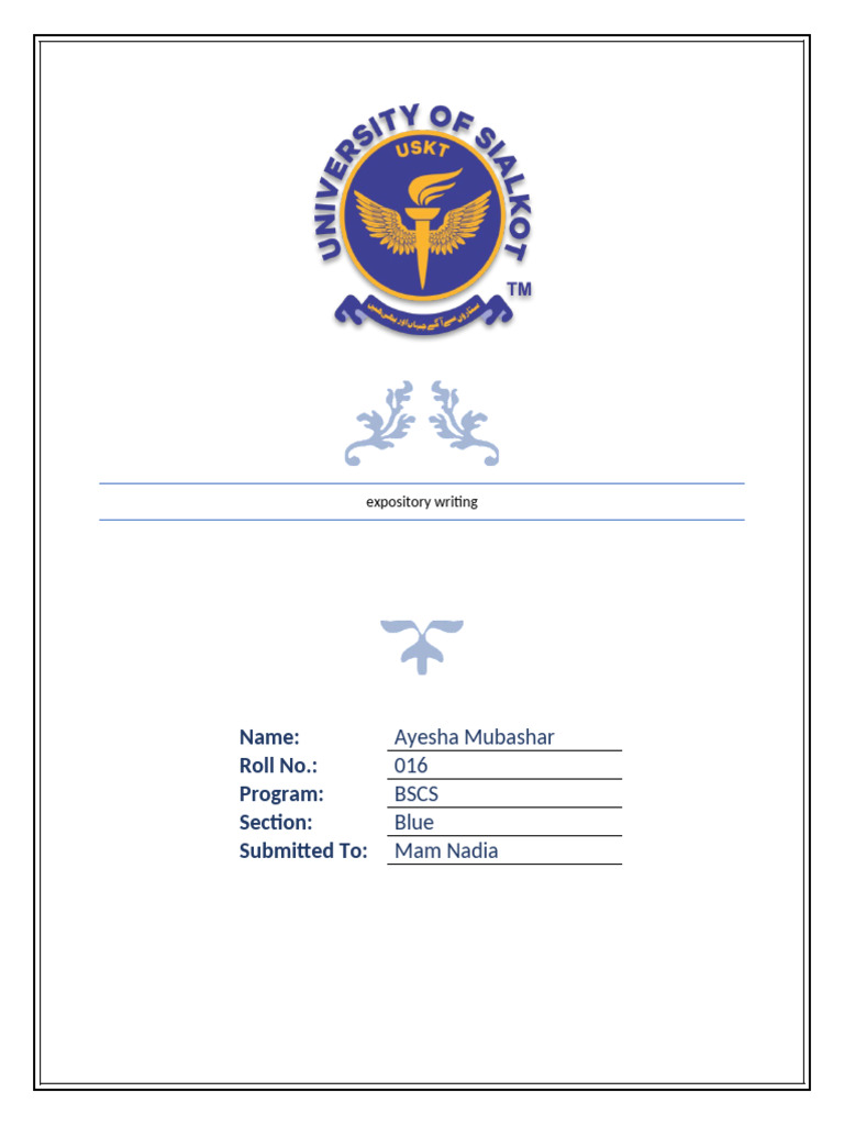 Expository Writing Assign 2 016 | PDF | Communication | Human Communication