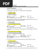 "The Necklace: Comprehension Questions" | PDF
