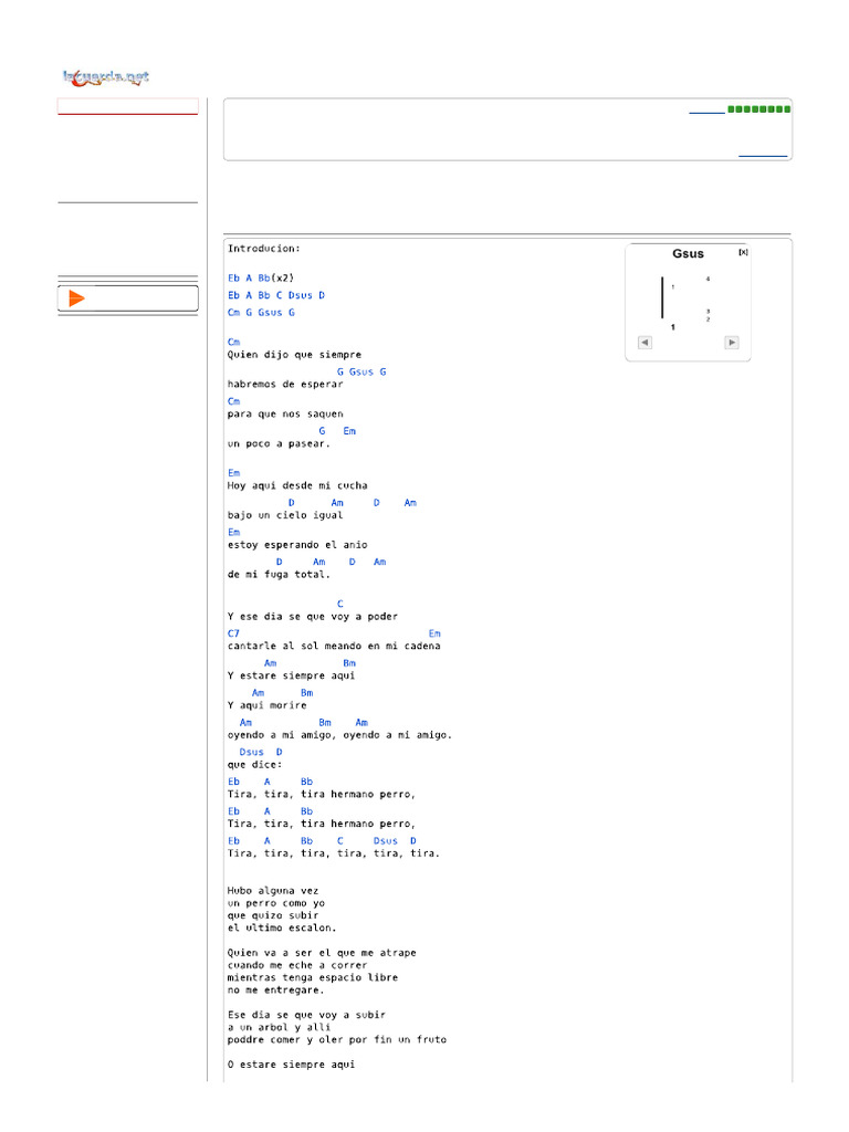 Almendra, Hermano perro_ Letra y Acordes | PDF