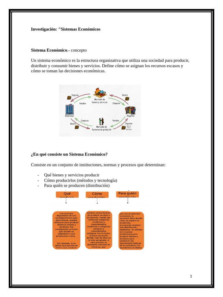Modelos Económicos y sus Tipos | PDF