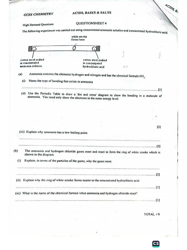 Chem o Level Ex | PDF
